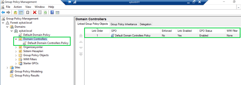 Group Policy Management (GPO) – Active Directory – Cyber Security