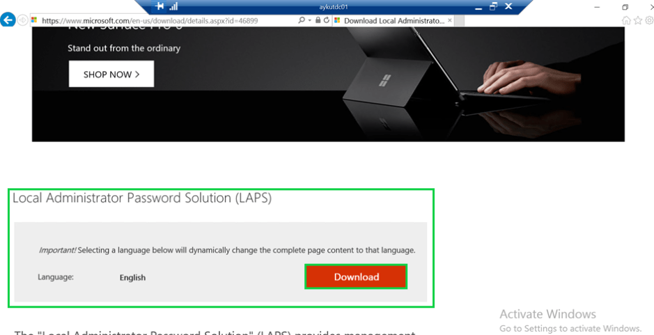Local Administrator Password Solution (LAPS) Yapılandırma ve Dağıtma ...
