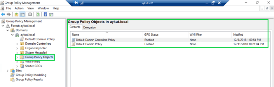 Group Policy Management (GPO) – Active Directory – Cyber Security
