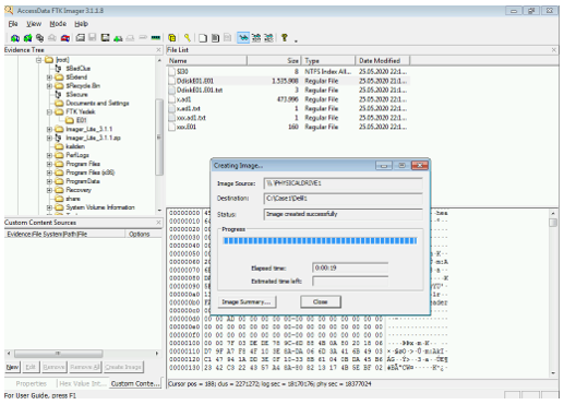 E01 Viewer Forensics Analysis Tool – Active Directory – Cyber Security