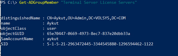 Terminal Server License Servers Group Members – Active Directory ...