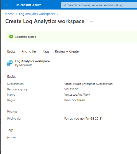 Azure Log Analytics Workspace Oluşturma – Active Directory – Cyber Security