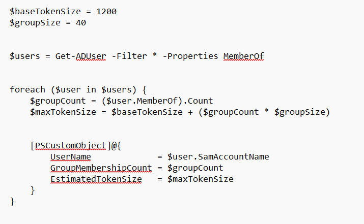 Active Directory Token Size – Active Directory – Cyber Security