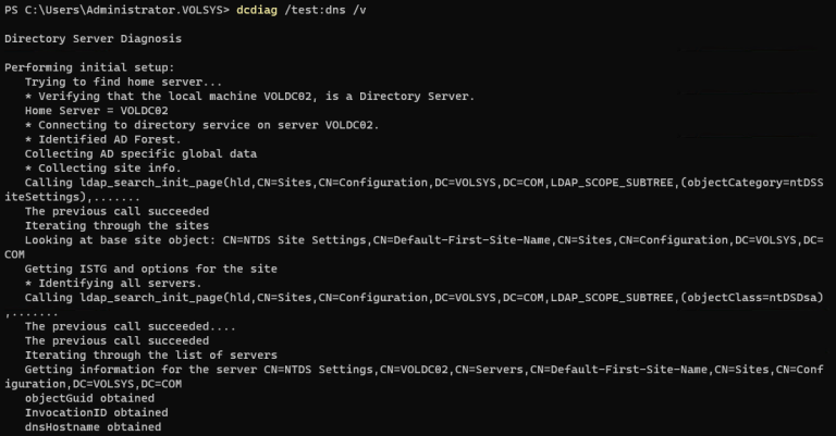 Dcdiag ile DNS’i Kontrol Etmek – Active Directory – Cyber Security